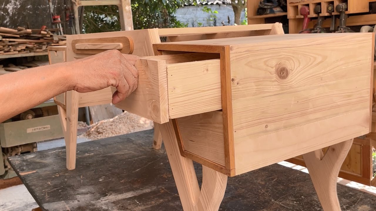 Amazing Pallet Woodworking Project // Build A Unique And Functional ...