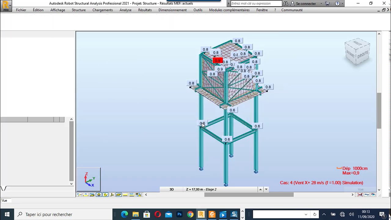 TUT0 ROBOT STRUCTURAL ANALYSIS 2021 Chateau D eau De 17m De Hauteur En tut0-robot-structural-analysis-2021-chateau-d-eau-de-17m-de-hauteur-en