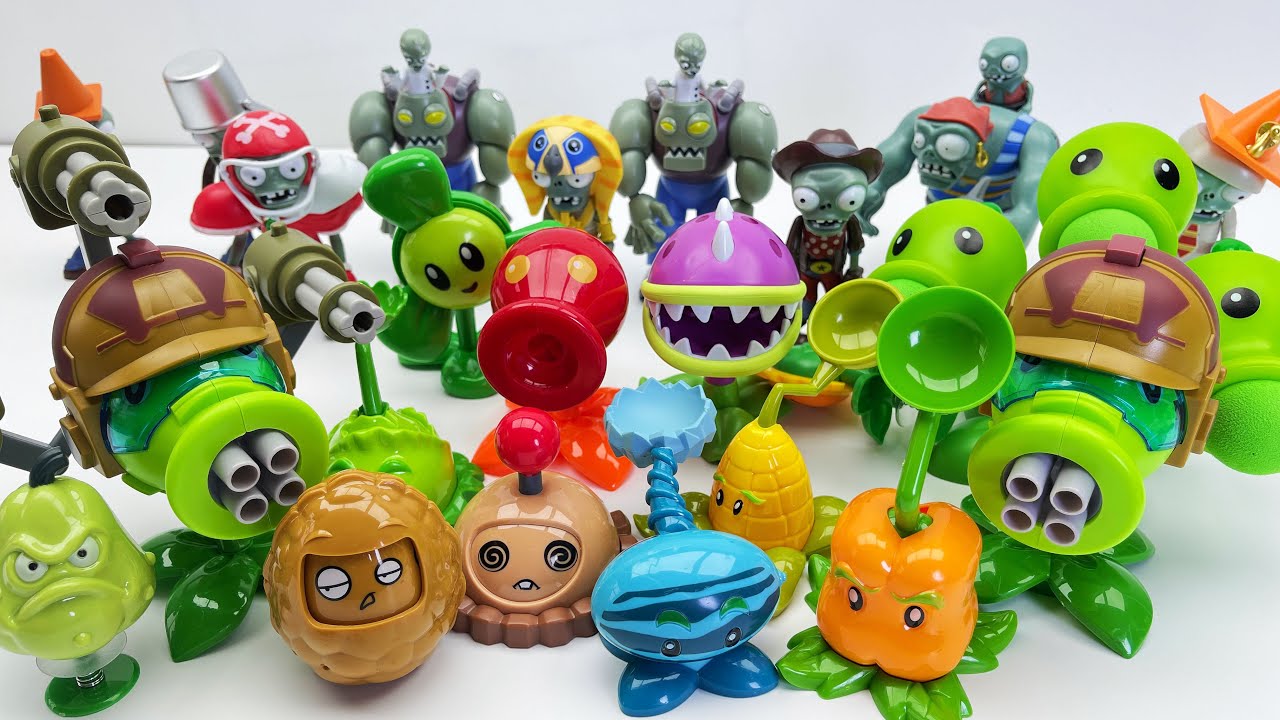 PLANTS VS ZOMBIES : Chess Lucky 500Max Pvz Toys Battle2. Guarding the ...