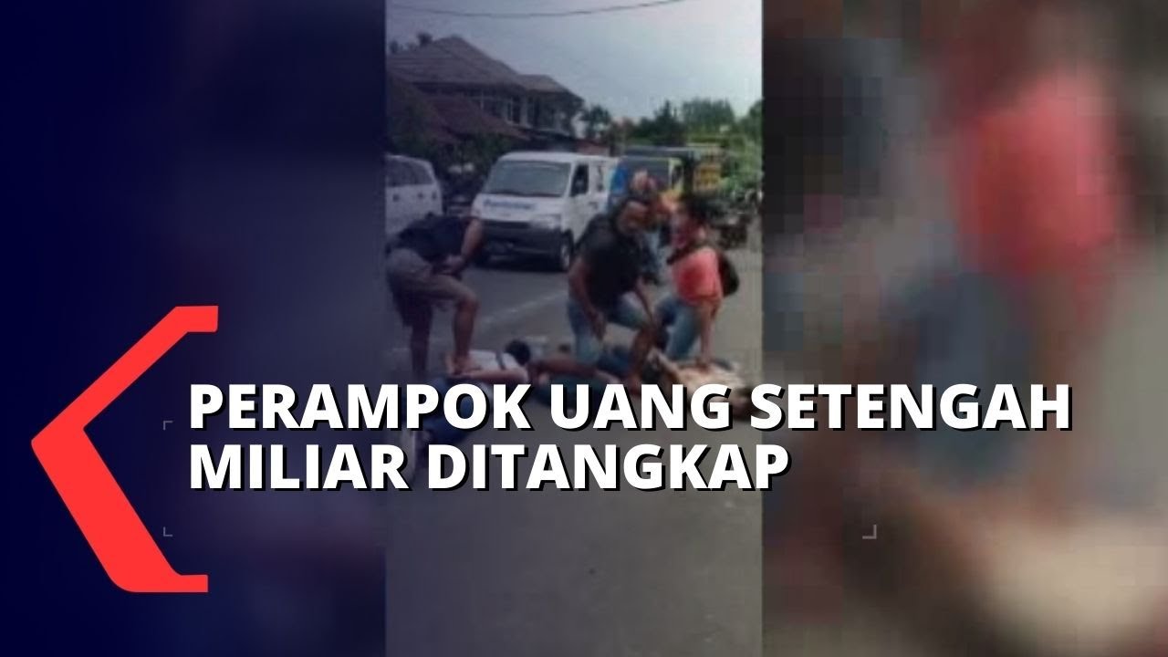 Detik-detik Penangkapan Perampok Uang Setengah Miliar di Semarang ...