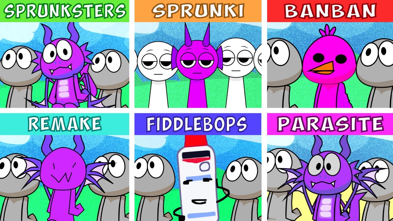 EVERY Incredibox Characters From SPRUNKSTERS | All New Versions ...