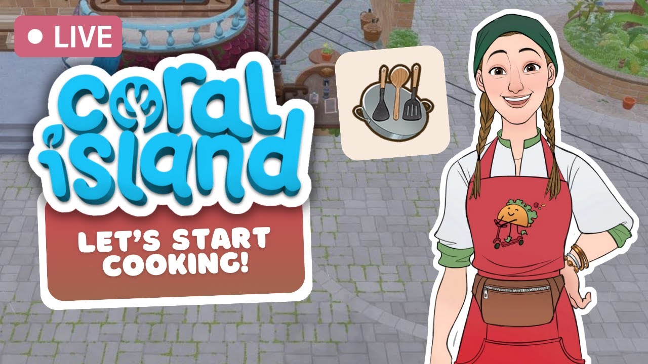 🔴 COOKING for the First Time in Coral Island!!! | PC Early Access - YouTube