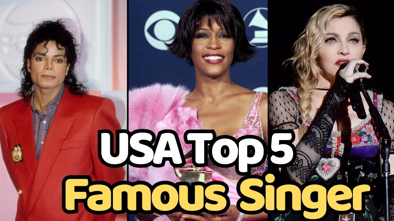 Top 5 famous singers of USA | @OnlineMoneyDeals - YouTube