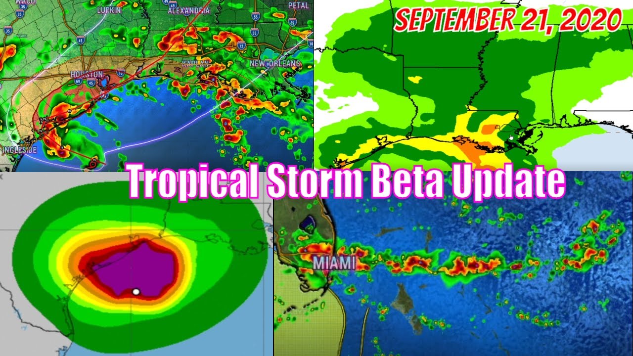 Tropical Storm Beta Update (September 21, 2020) - Tornadoes & Flooding ...