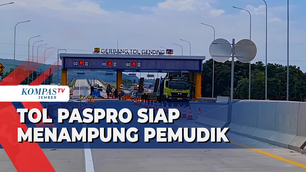 Gubernur Khofifah Cek Tol Paspro, Exit Gending Siap untuk Pemudik - YouTube
