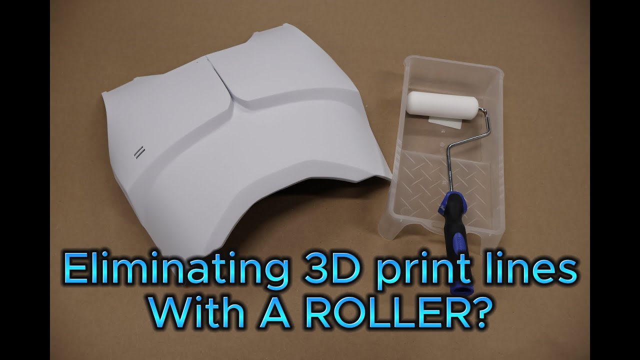 Eliminating 3D print lines, With a ROLLER? clone armor primed quick ...