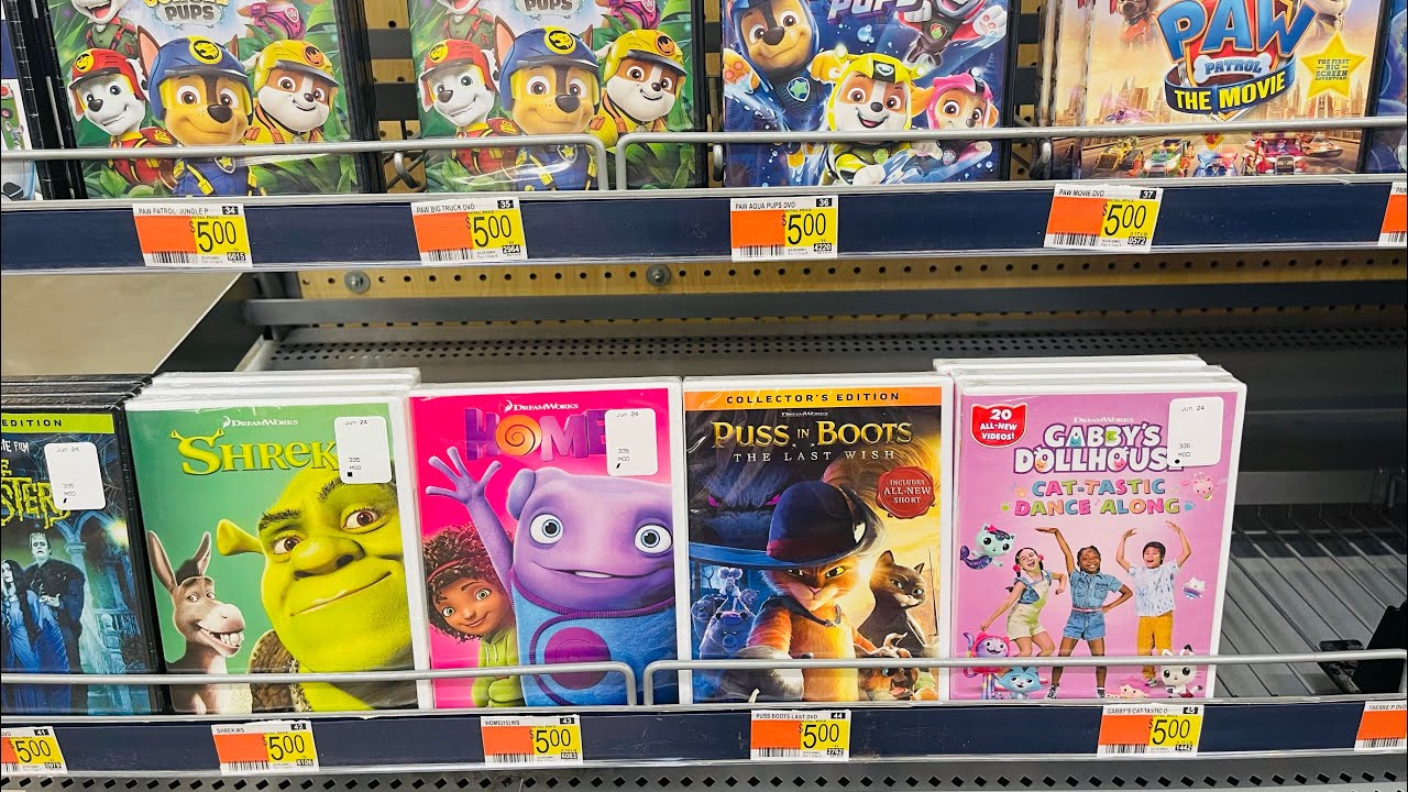 KIDS MOVIES IN WALMART LOOK‼️Lots of $5 DVD - YouTube