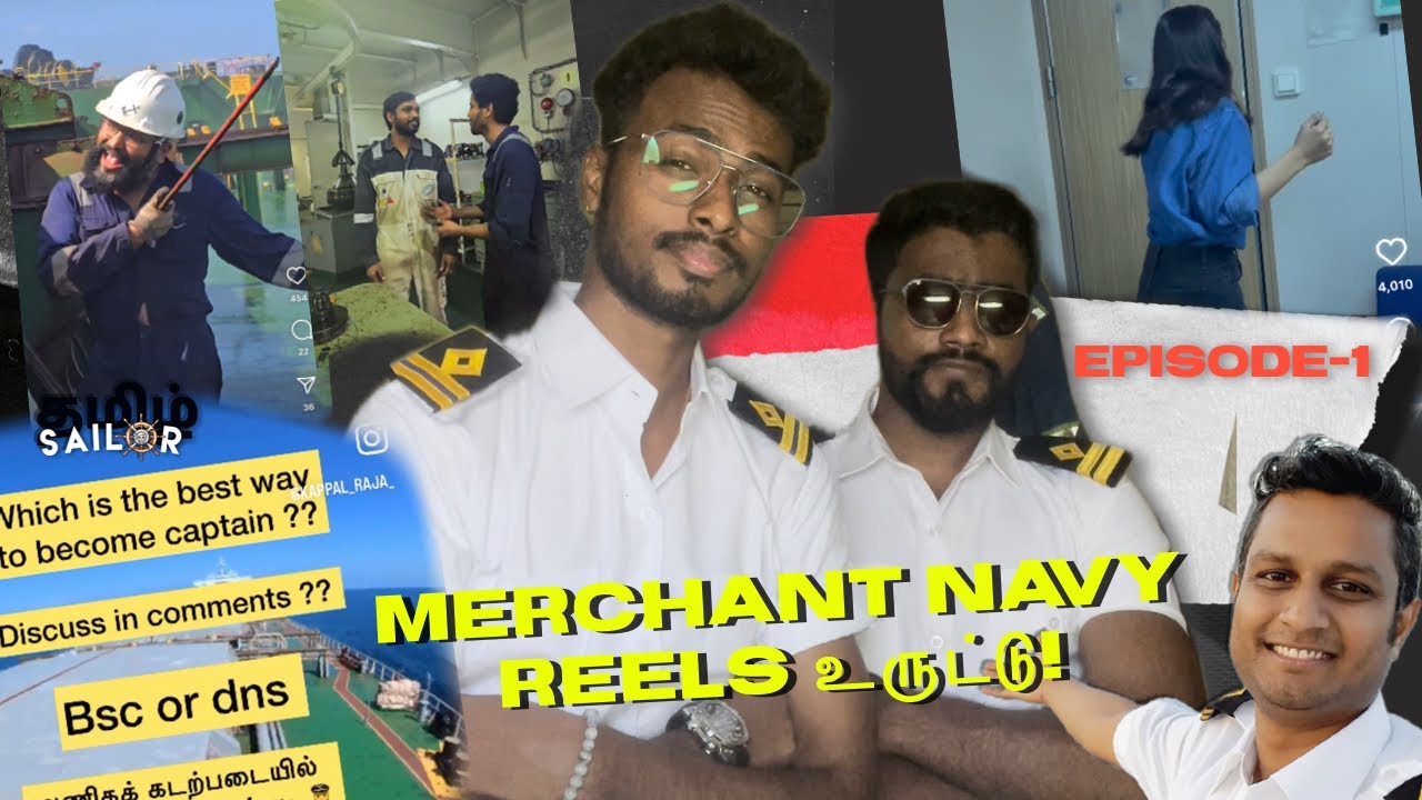 Merchant navy reels uruttu - 1 | Tamil sailor @ midsea reactions 😂 ...