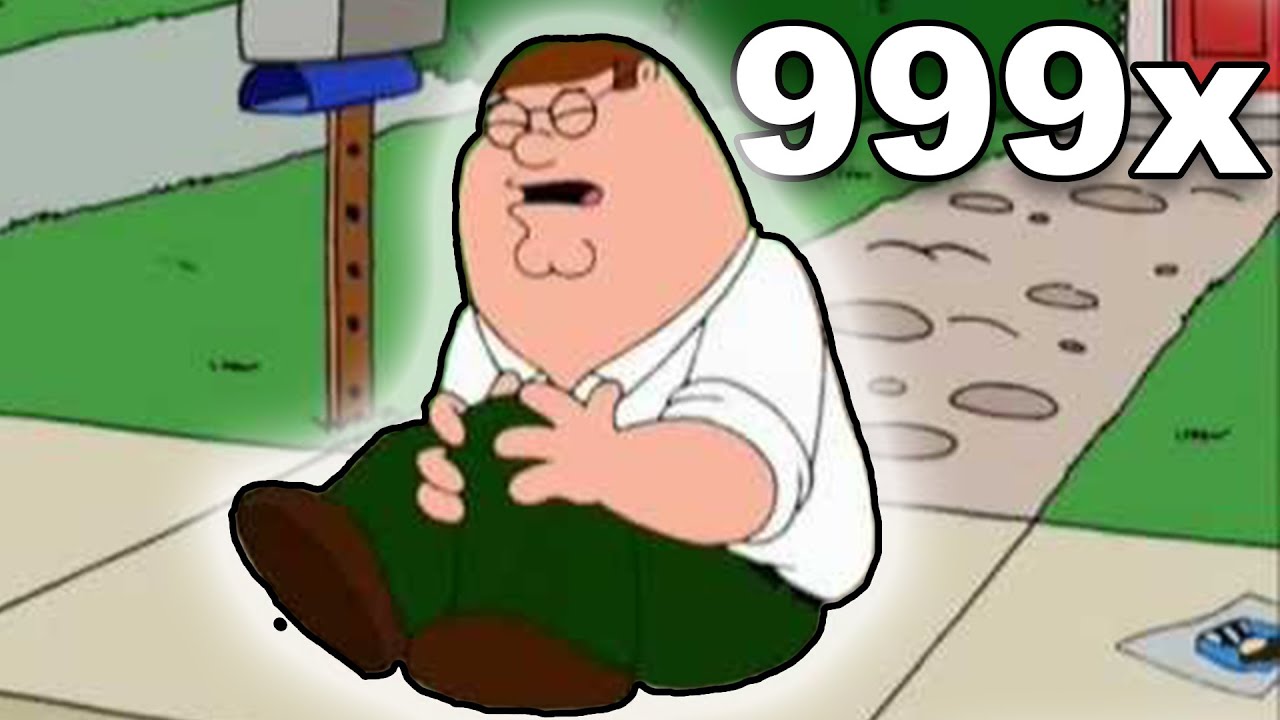 Peter Hurts his Knee 999x SPEED - YouTube