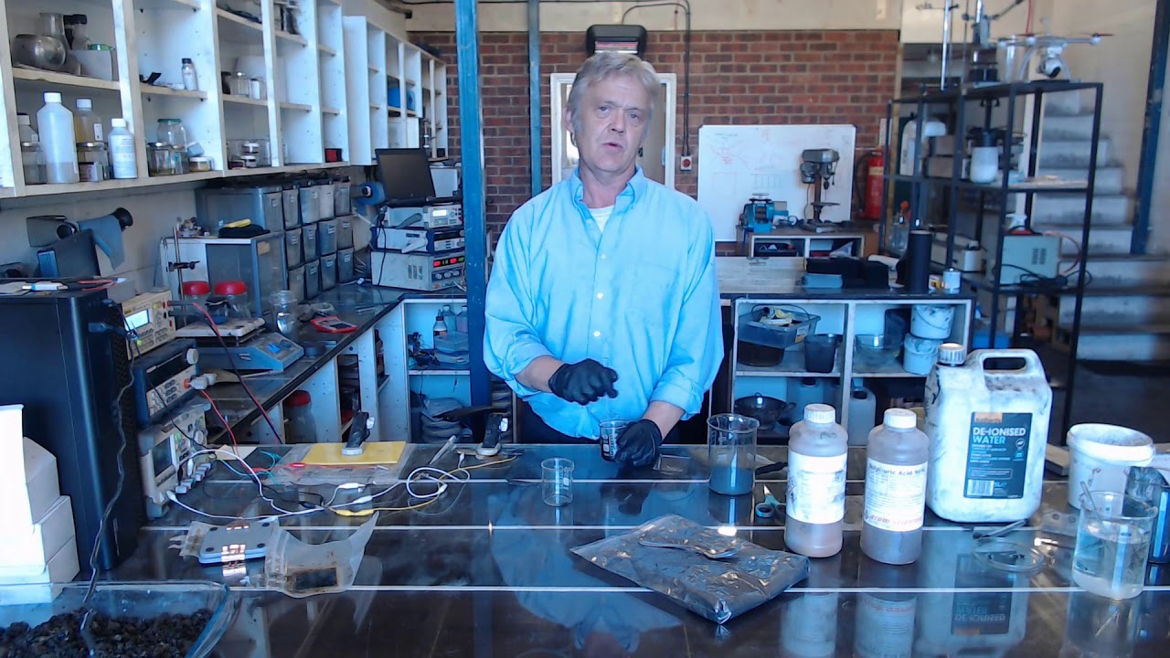 How To Make Expanded ( Exfoliated ) Graphite - YouTube