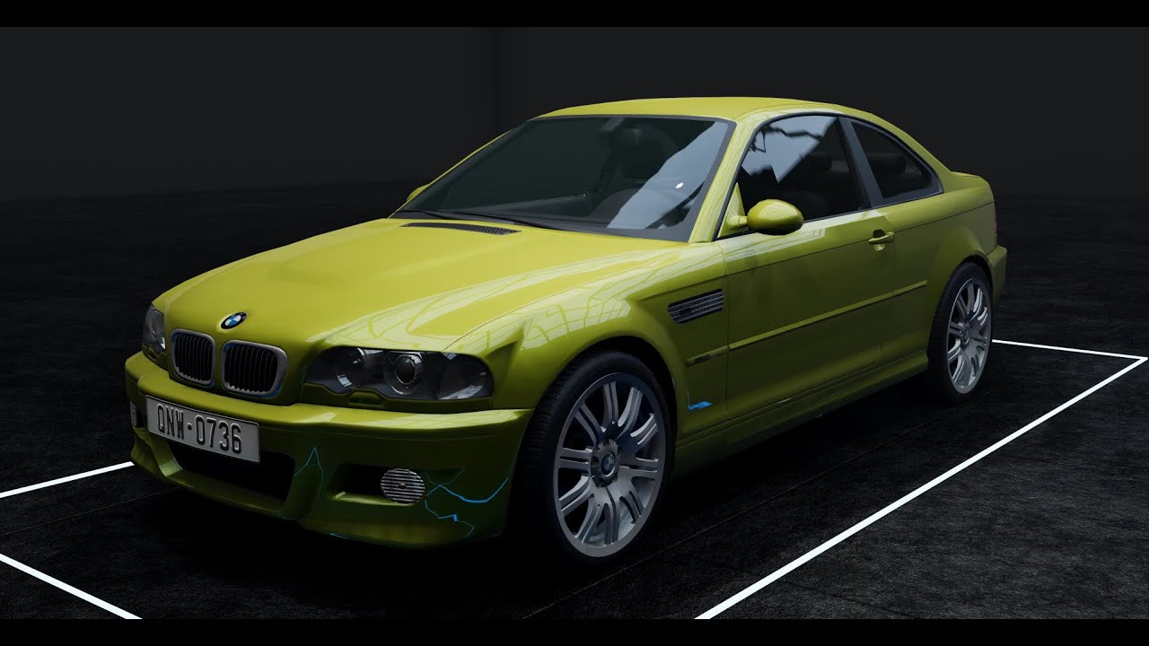 BMW 3-Series E46 | Beamng Drive MOD Test + Download - YouTube