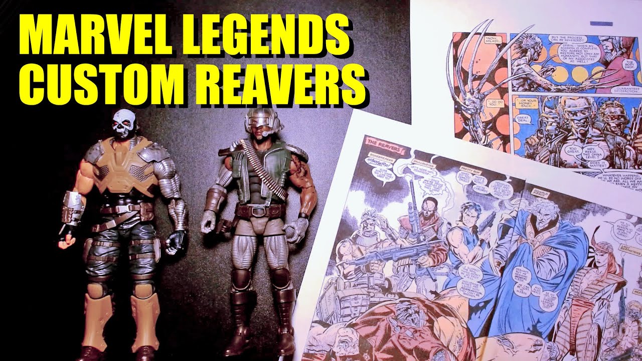 Marvel Legends X-Men Reavers Skullbuster & Wade Cole Custom Figures ...