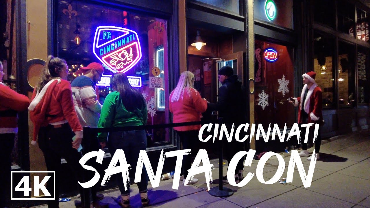 Cincinnati Santa Con 2021 🎅 🧑‍🎄 in OTR [4K] - YouTube