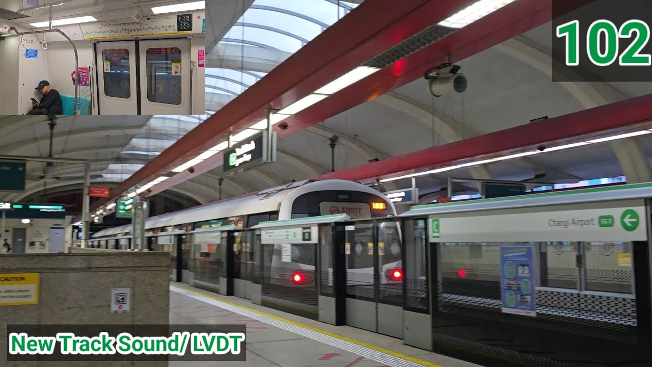 [New Track Sound/ KSF A CGL] SMRT TRAINS Ride On the CGL Towards Changi ...