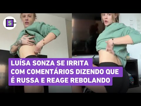 Luísa Sonza se irrita com comentários dizendo que é russa e reage rebolando: ‘Já viu alguma assim?’