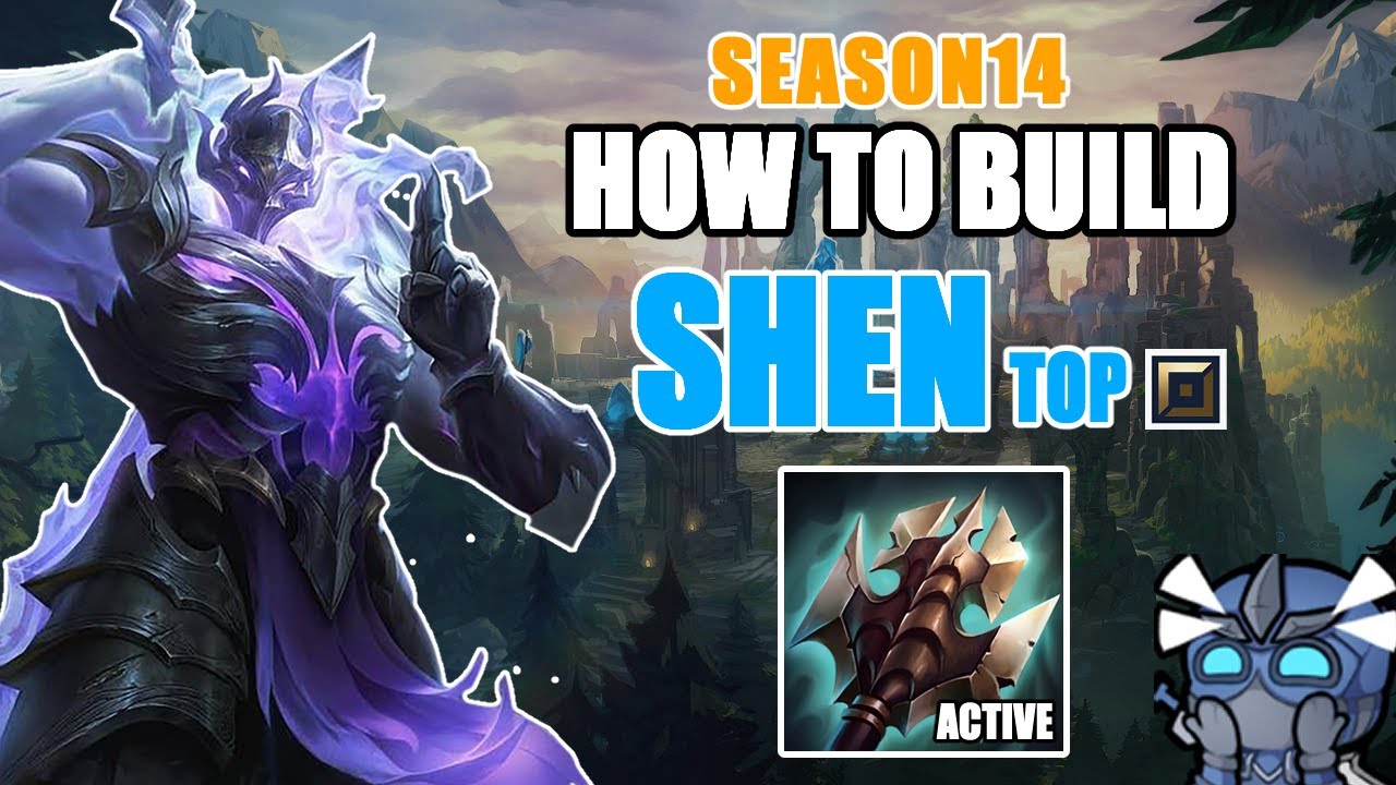 How to build Shen top Season14 (short guide) - YouTube