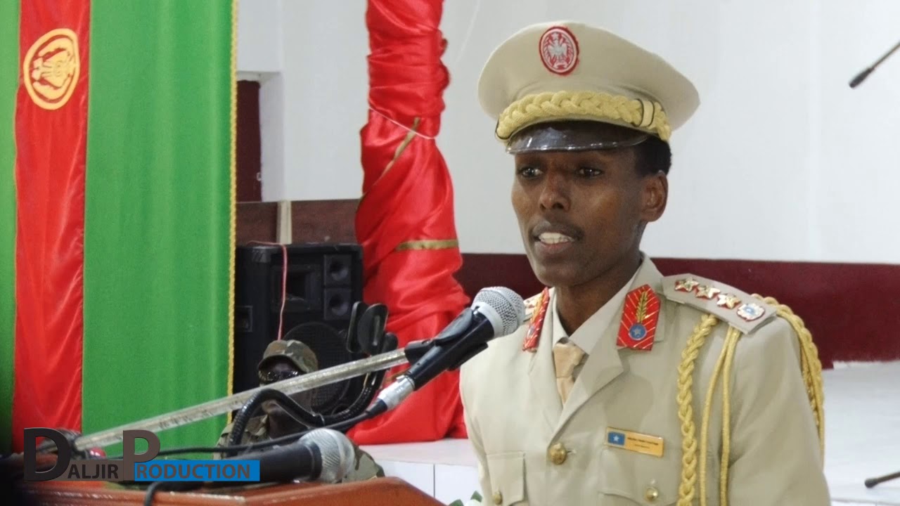 Taliyaha xooga dalka oo gubaaqay ciidanka xooga dalka soomaaliyeed in ...