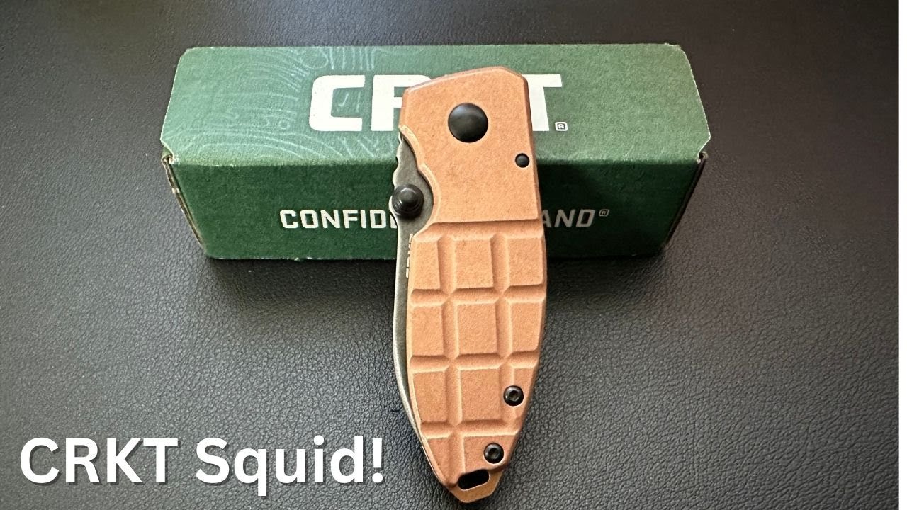 CRKT Squid Copper Blackwash Unboxing! - YouTube