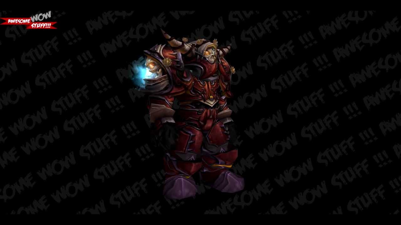WoW Tier 14 - Deathknight (Dwarf) Preview HD - YouTube