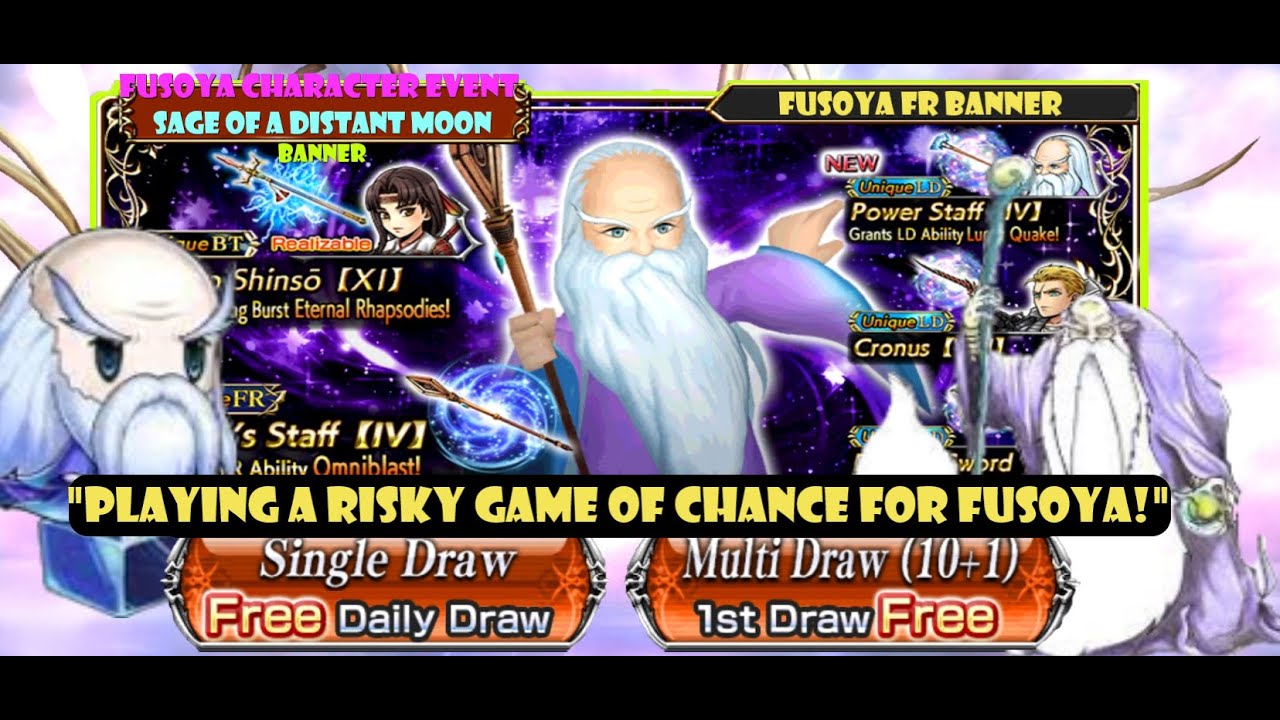 DFFOO[GL] "Playing a risky game of chance for Fusoya!" Fusoya FR banner ...