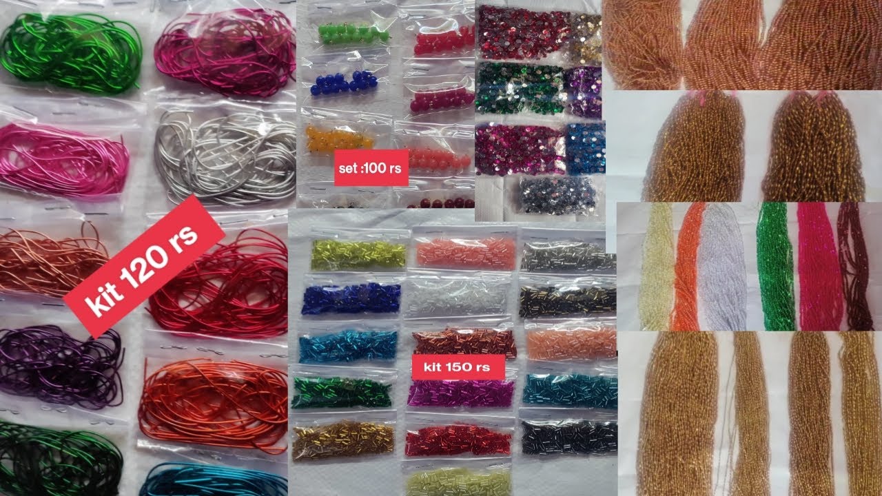 Aari material || Low cost maggam work material || Krish craft store ...