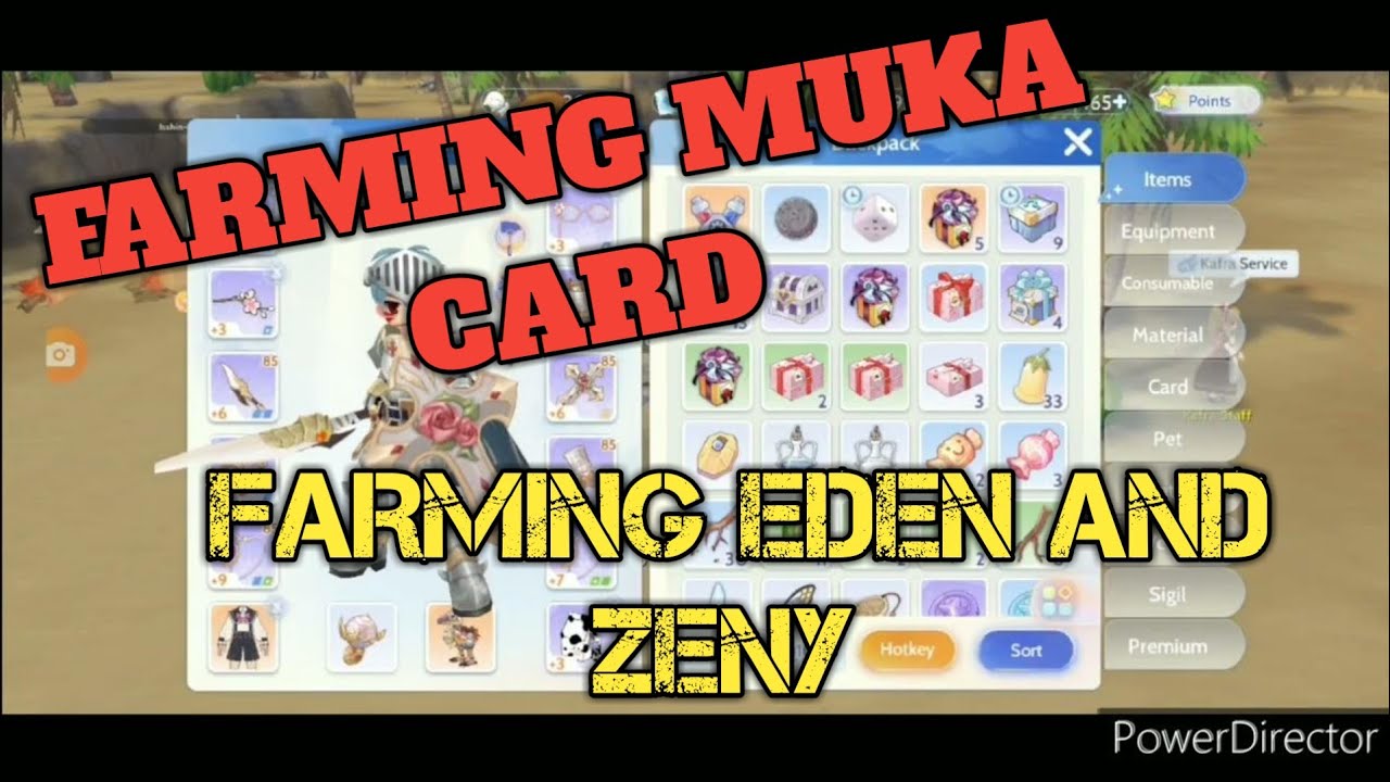 Ragnarok Origin Sea - Farming Muka Card - Farming Zeny - Farming Eden ...