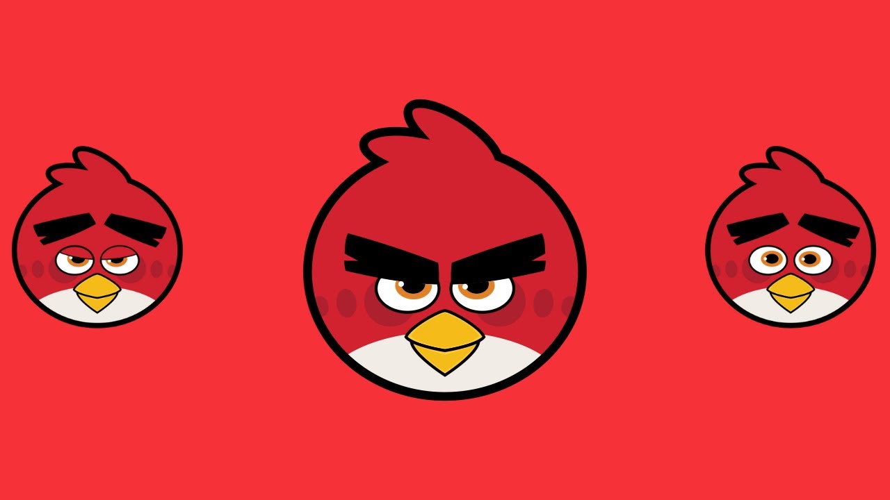 Red Angry Birds | Corel Draw | GF - YouTube
