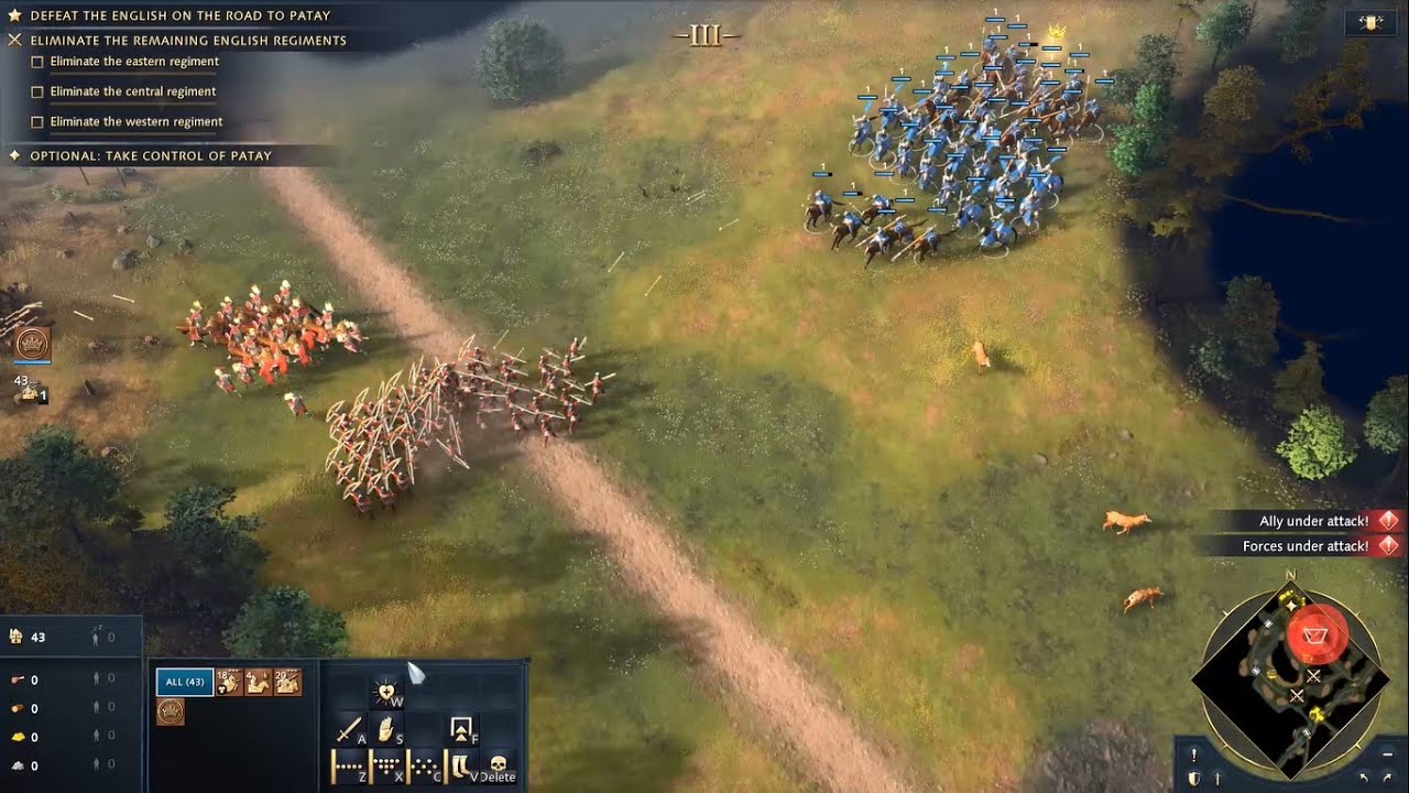 Age Of Empires 4 - THE BATTLE OF PATAY ( PART 1 ) - YouTube