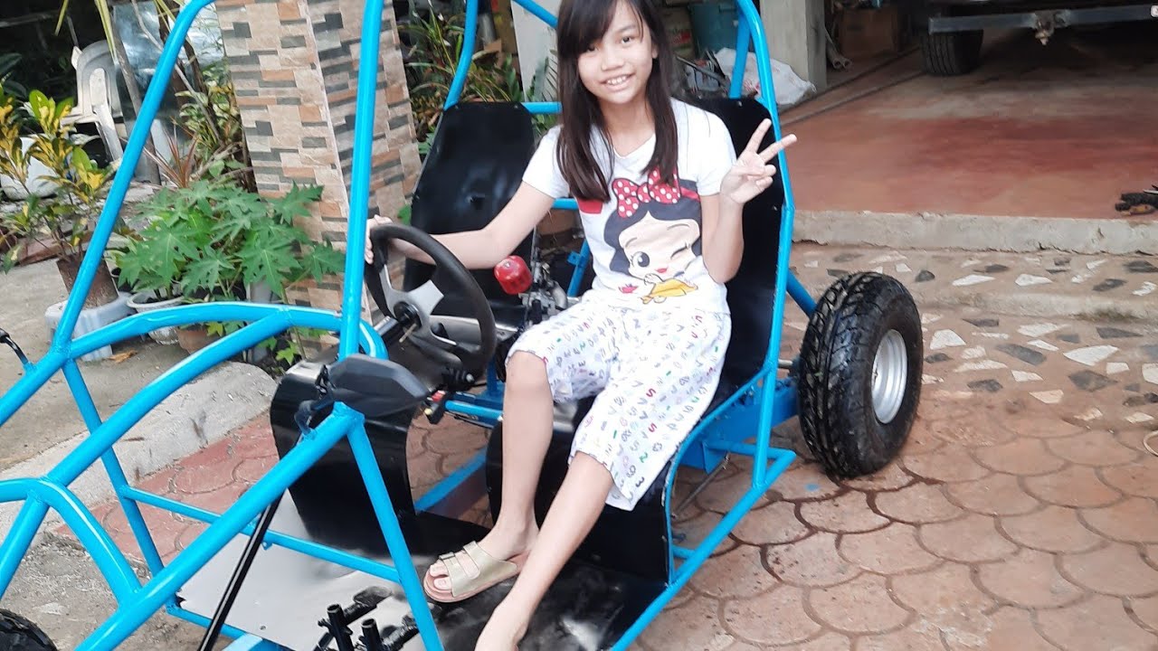 my DIY mini buggy go cart - YouTube