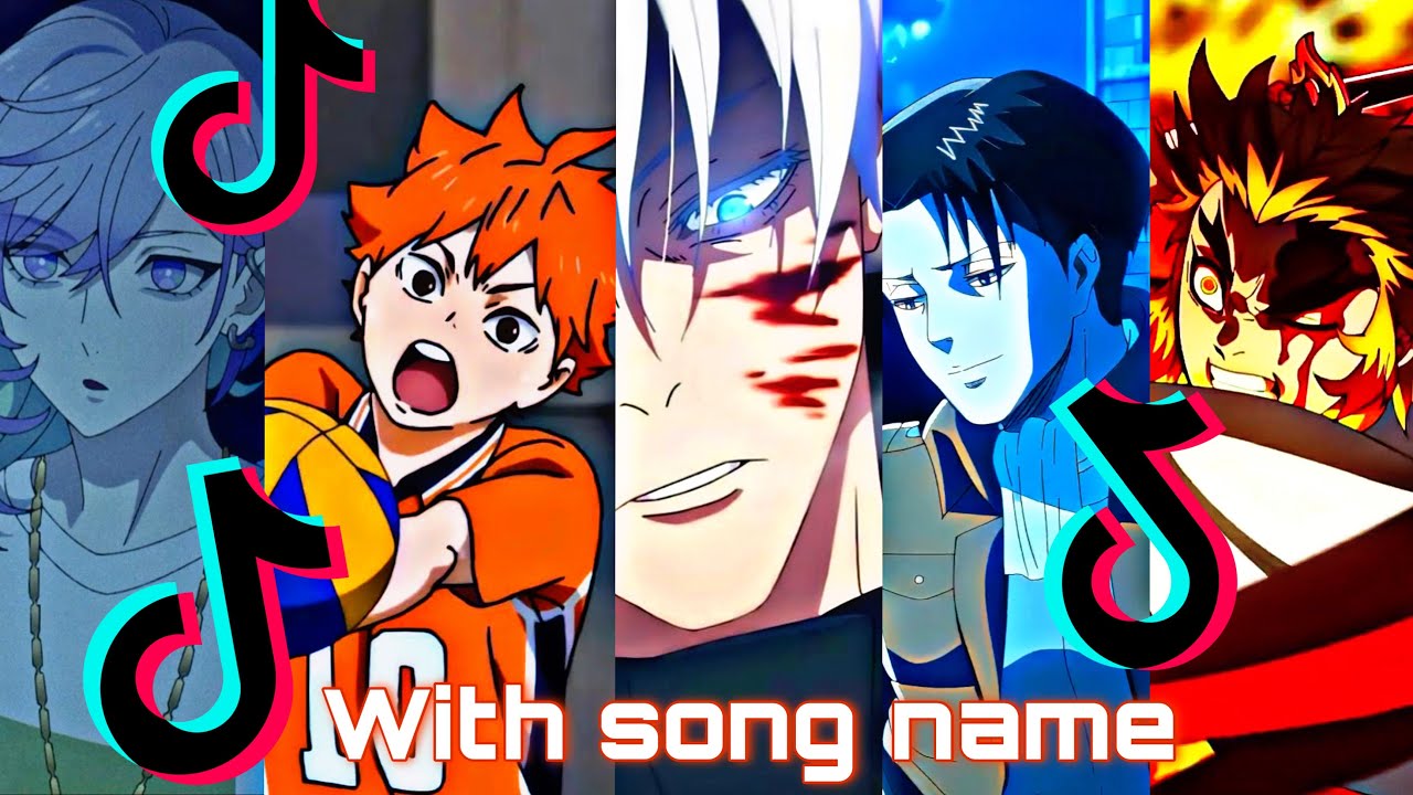 Anime edits with song name part 3 | tiktok compilation [ #34 ] - YouTube