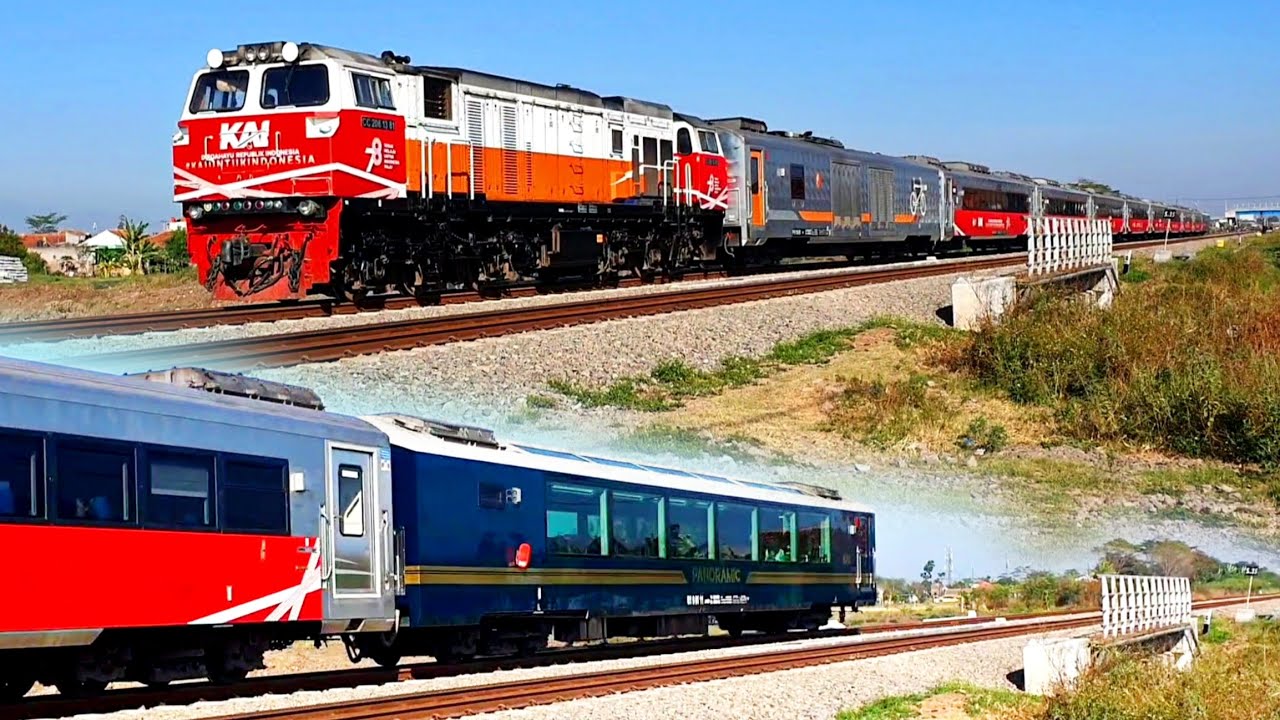 Moment Spesial Kereta Api Argo Wilis Full Livery Kemerdekaan Membawa ...