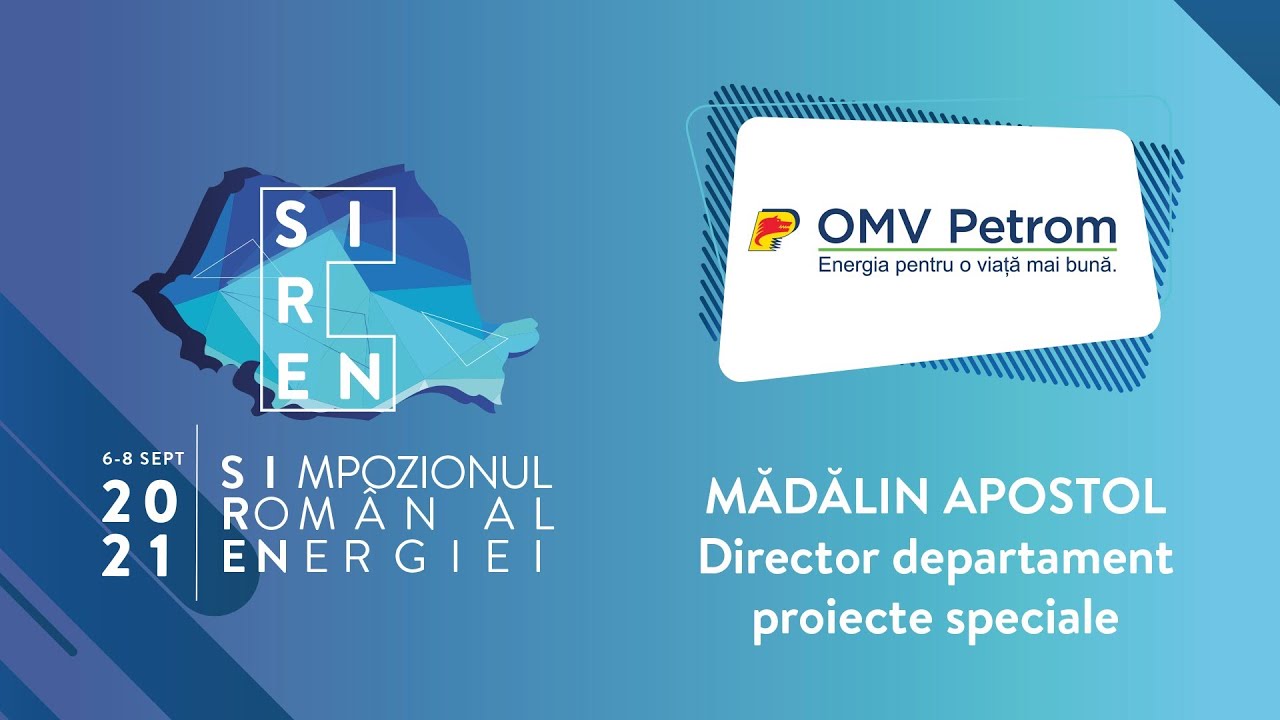 MADALIN APOSTOL - Director Dep. Proiecte Speciale, OMV Petrom | SIREN ...