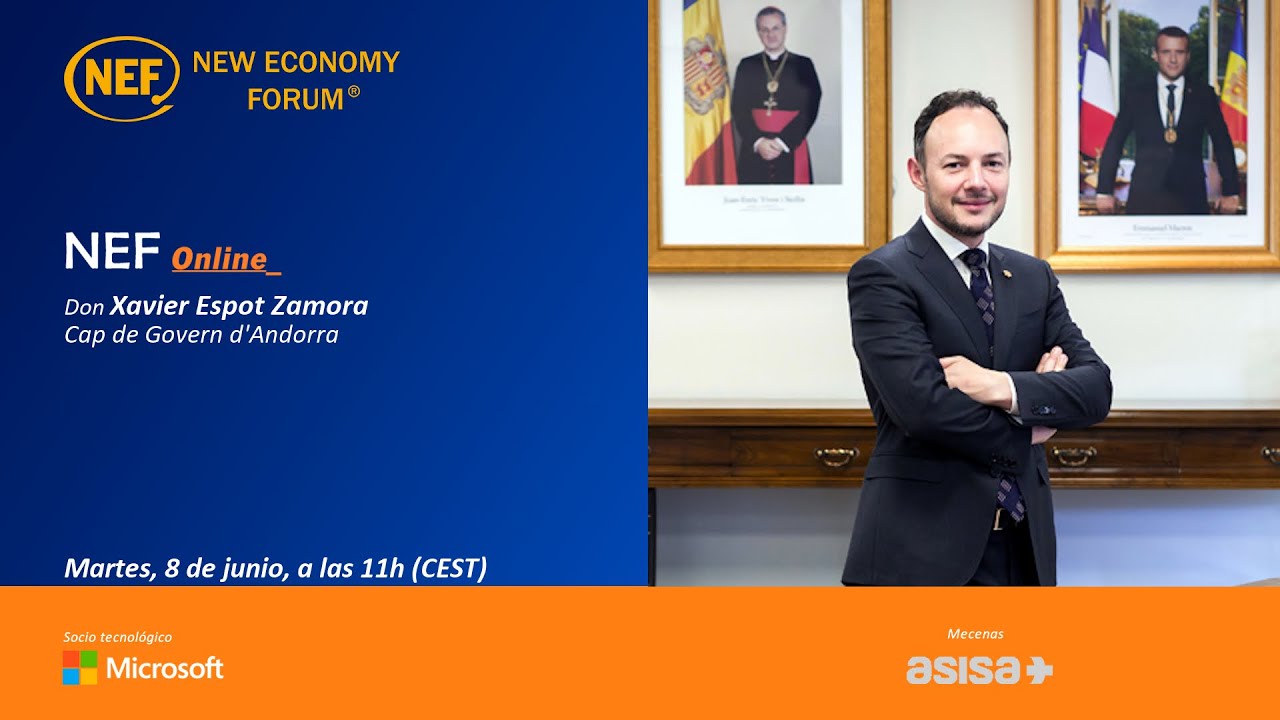 NEF Online con don Xavier Espot Zamora - YouTube