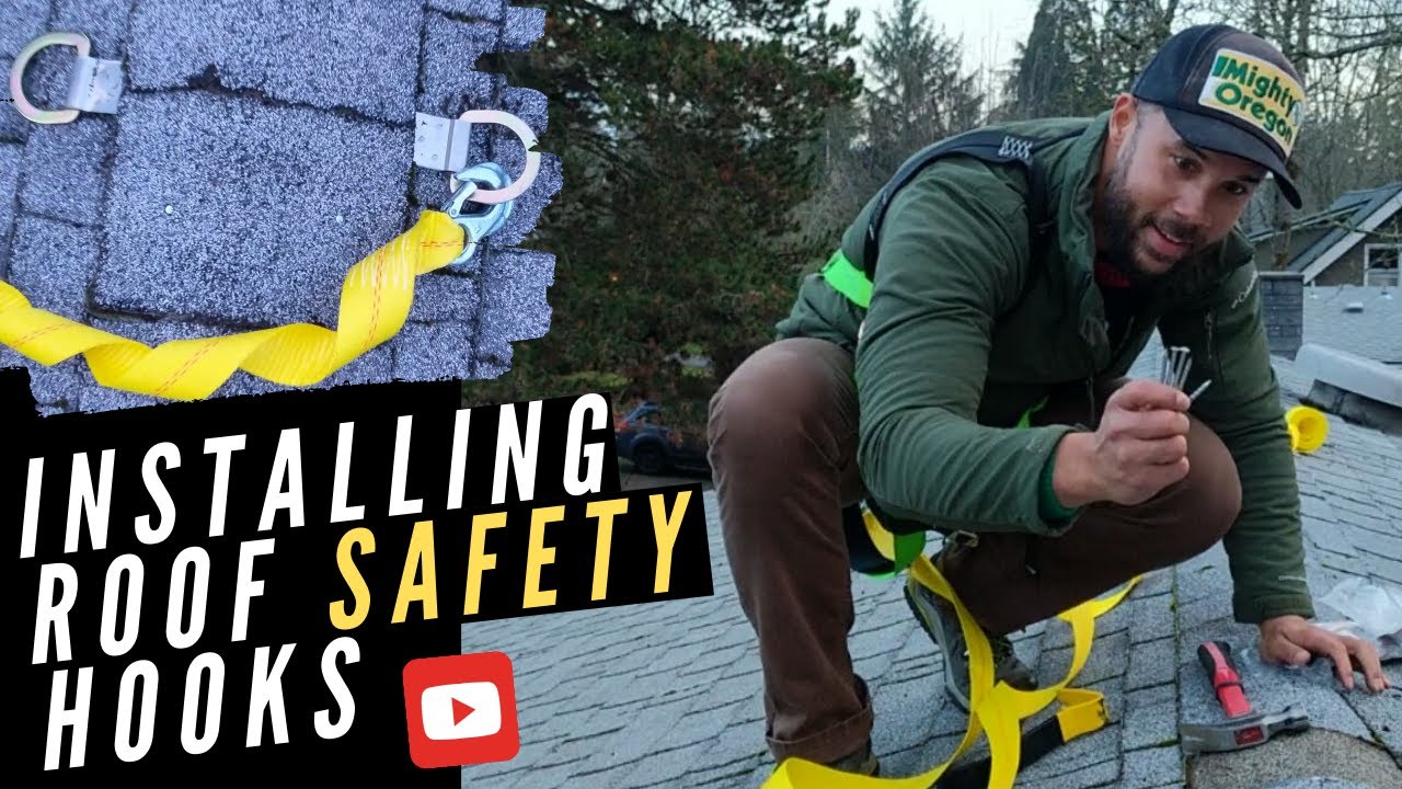 Installing Roof Safety Hooks | Safety First | Part 2 - YouTube