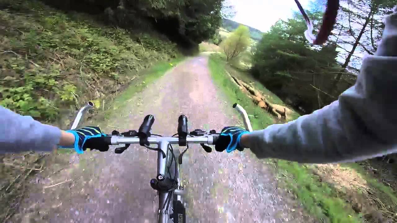 Pen-pych Mountain Biking - On the GoPro Hero - YouTube