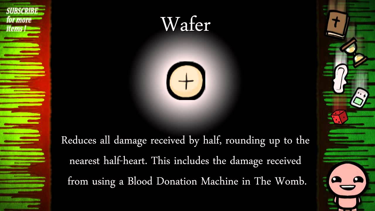 Binding of Isaac items: Wafer - YouTube
