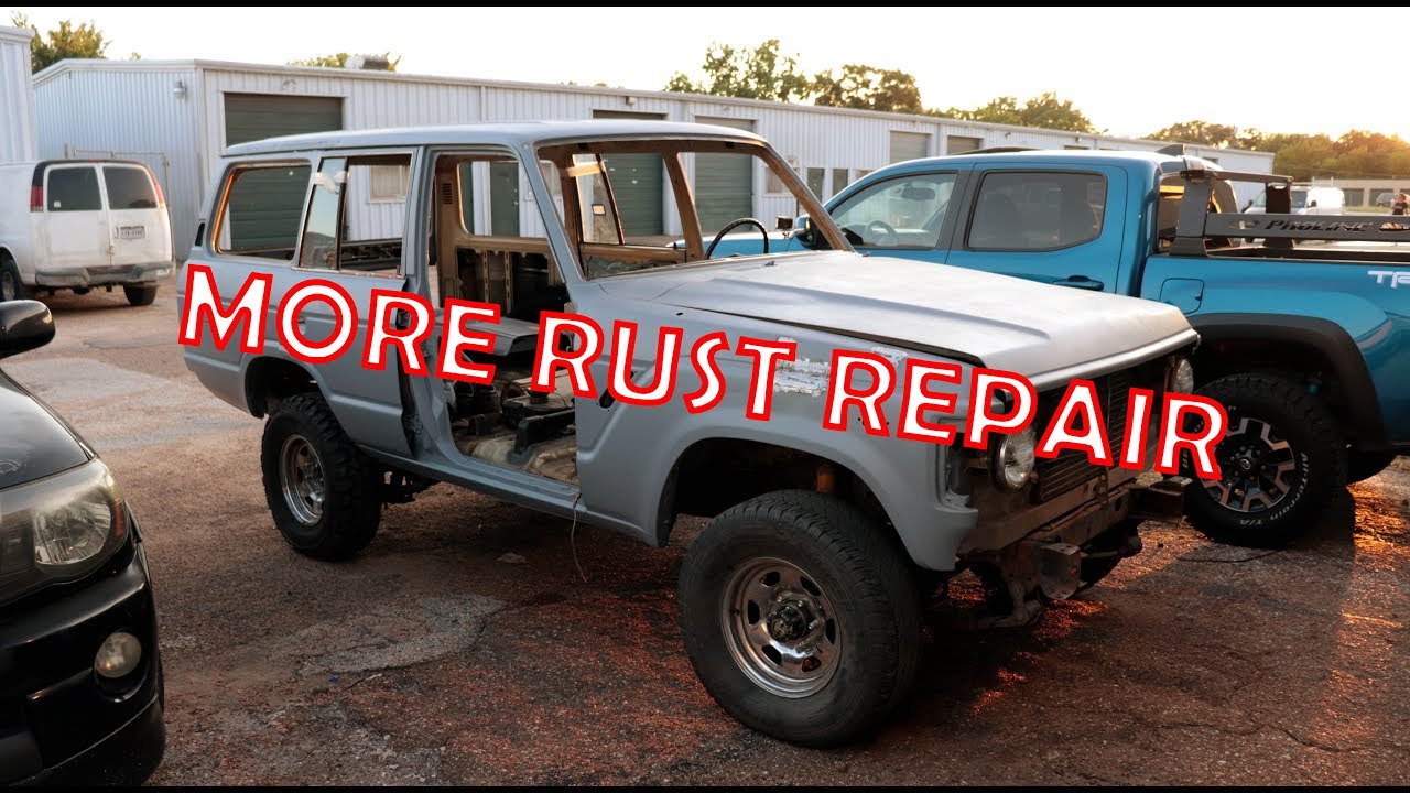 More Rust Repair on FJ60 Land Cruiser - YouTube