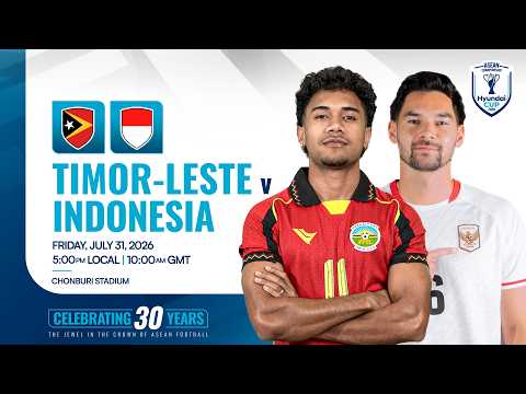 LIVE | Timor-Leste (TLS) vs Indonesia (IDN) | ASEAN Hyundai Cup™ 2026 Group Stage