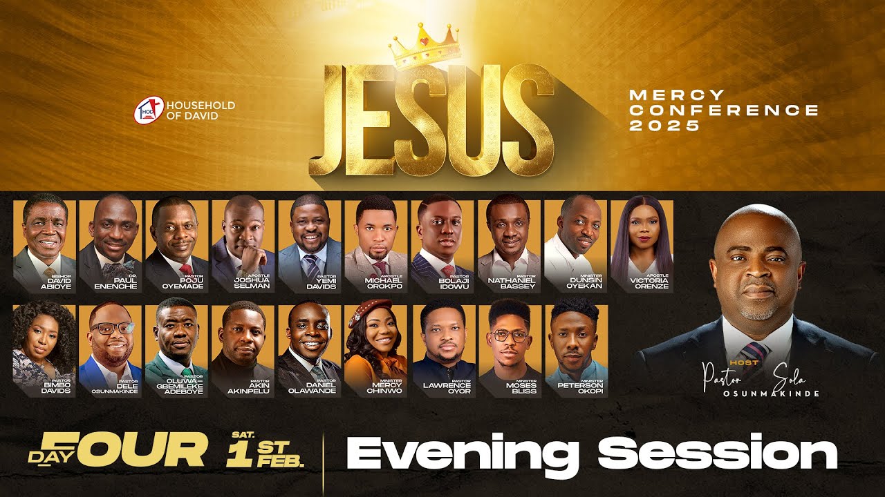 MERCY CONFERENCE 2025 (DAY 4), Apostle Joshua Selman, Pastor Nathaniel ...