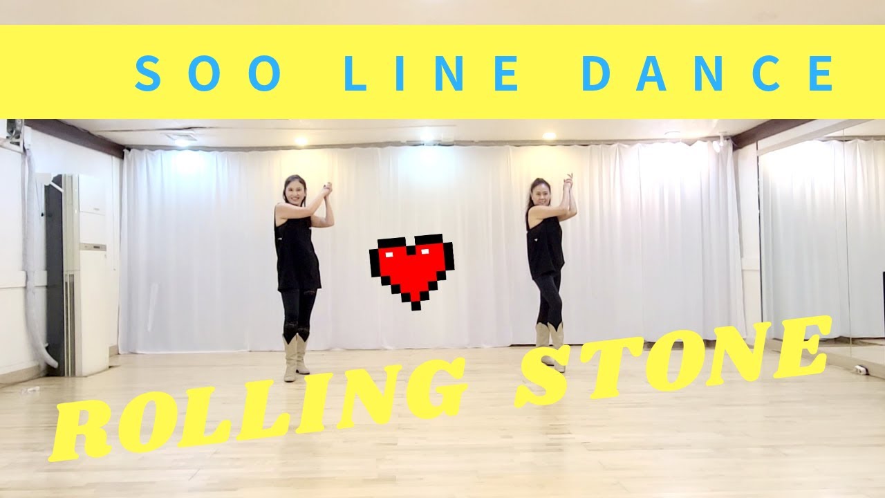 ROLLING STONE line dance - YouTube