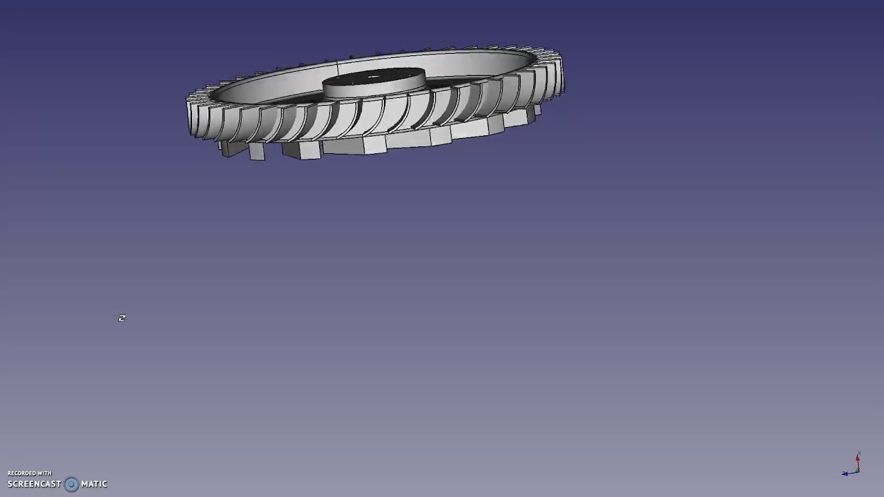 Jet Engine Designs 45 Turning Vanes Diy Gasturbine - YouTube