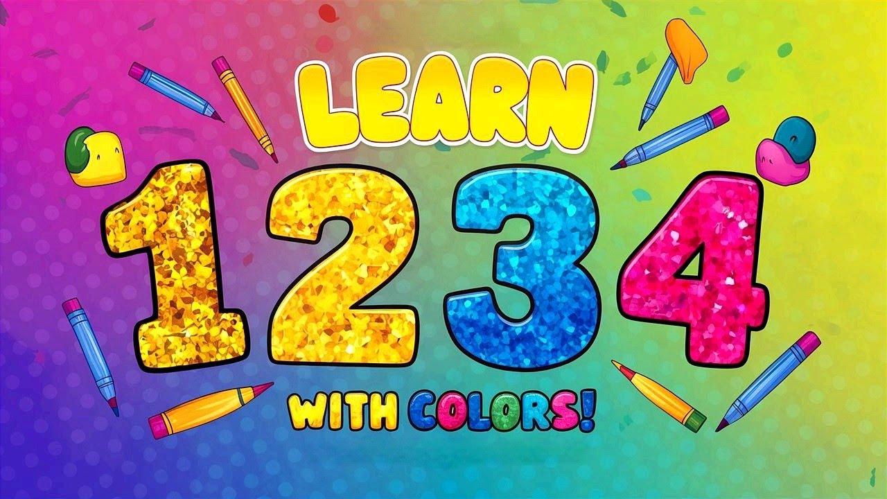 Best Learning Numbers, Shapes & Counting 1 - 10 | Preschool Toddler ...