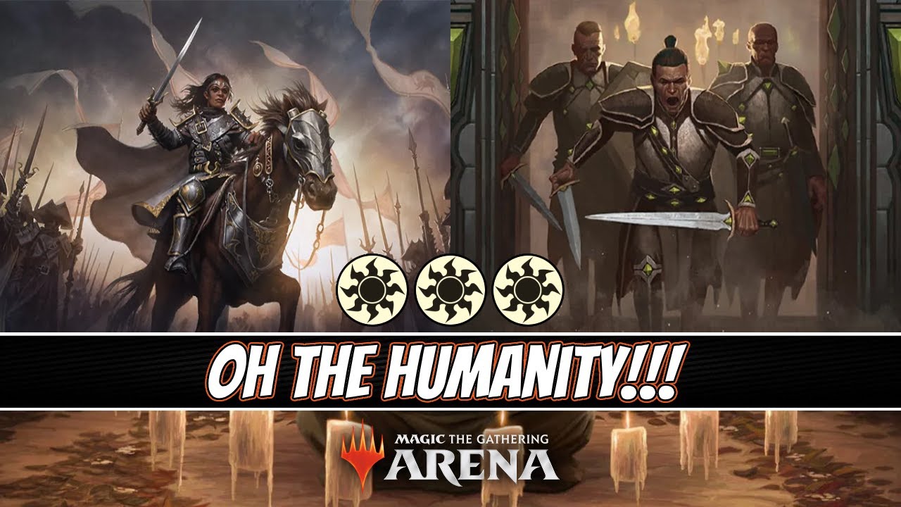 ☀☀☀MONO WHITE HUMANS CRUSH STANDARD - WATCH THEM SCOOP! | MTG Arena ...