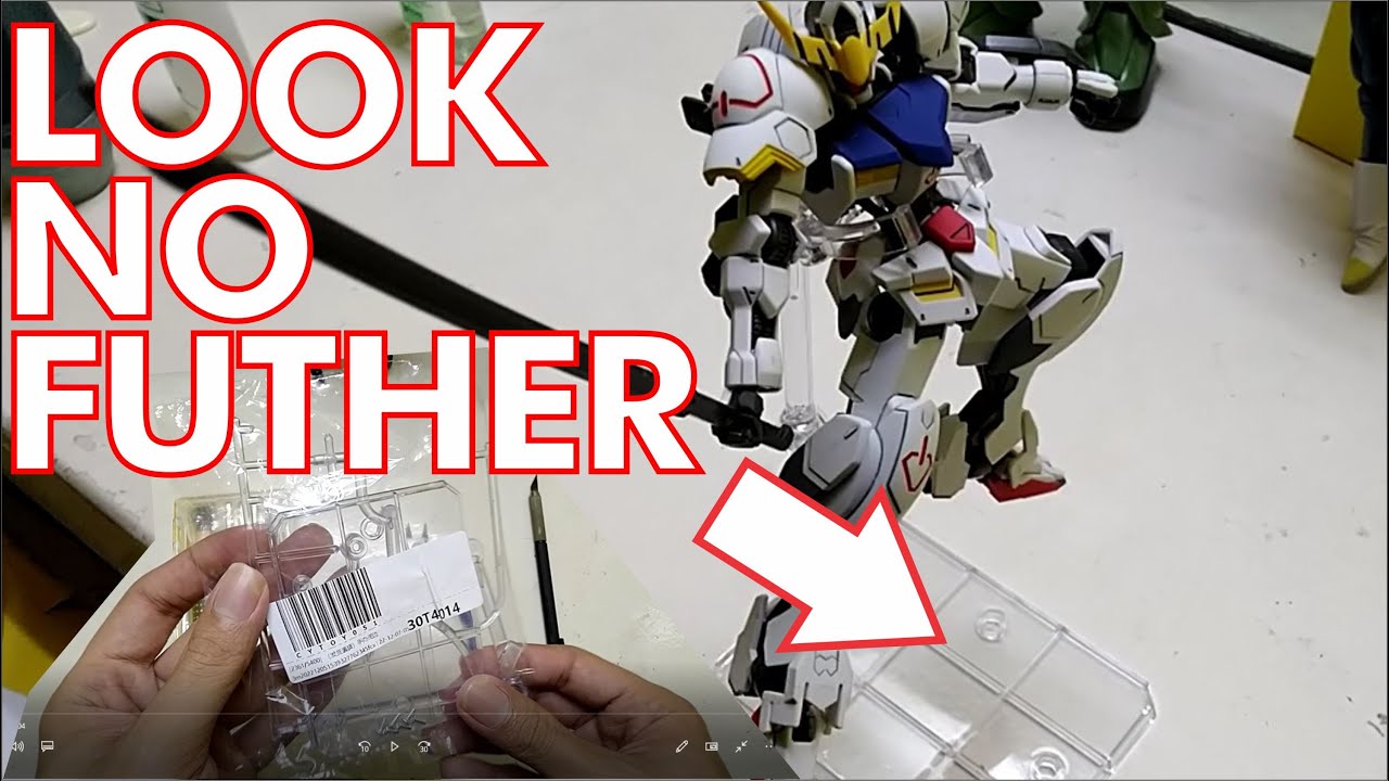 Affordable display stand for Gunpla and Figures Review. - YouTube