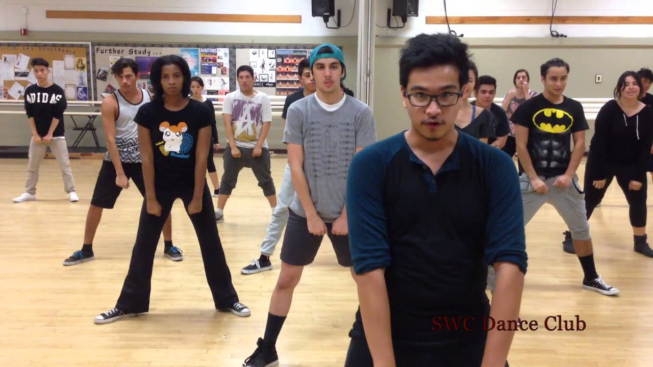 SWC Dance Club learning Hip-Hop Fusion - YouTube