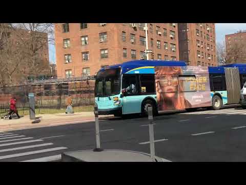 MaBSTOA Busfanning:New Flyer XD60 Articulated South Ferry Bound M15 SBS Passing @ 96th Street-2nd Av