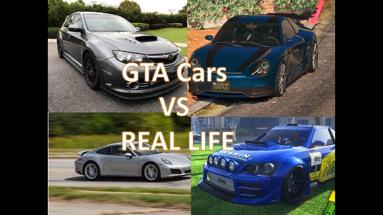 GTA Cars VS REAL LIFE Cars Part 2 - YouTube