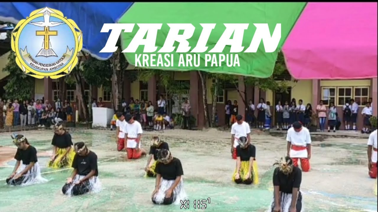 TARIAN KREASI ARU PAPUA _(SMA YOSUDARSO DOBO) - YouTube