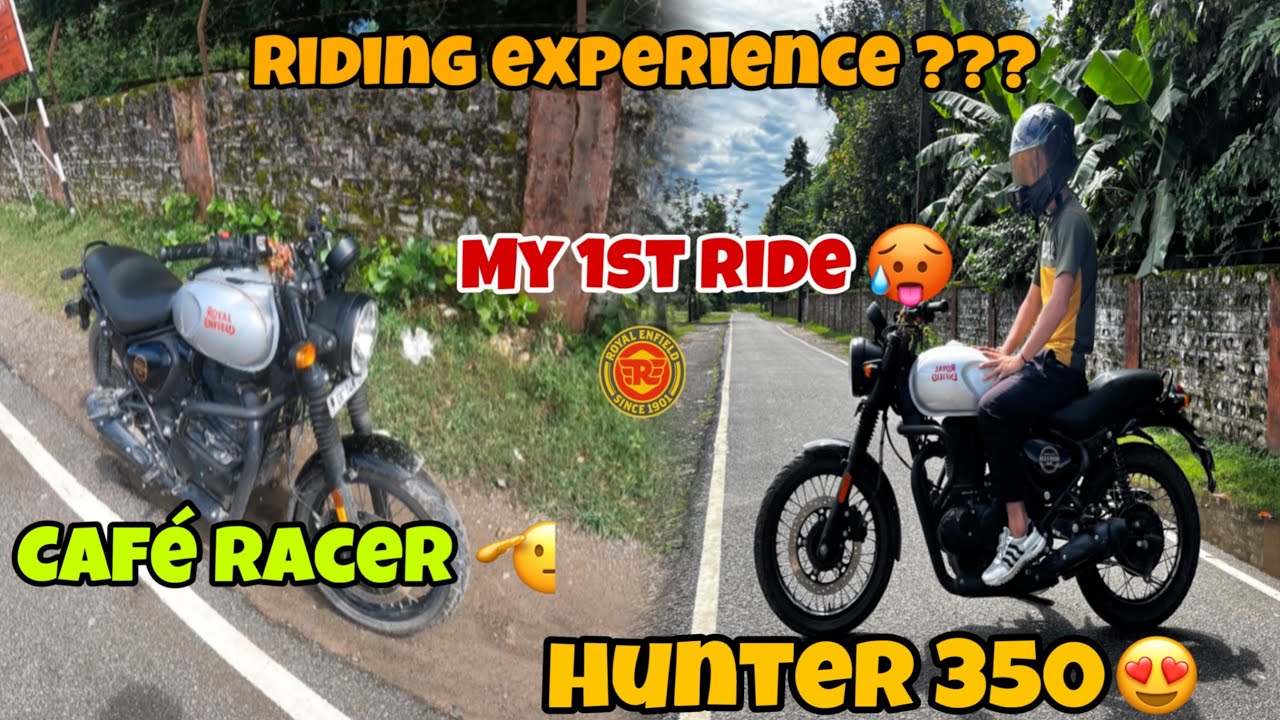 Royal Enfield Hunter 350 Ride 😍 | 1st Ride experience !! 350cc best ...