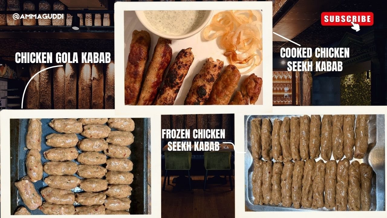 THREE DIFFRENT STYLE OF COOKING CHICKEN SEEKH KABAB YUMMY AND TASTY BY ...